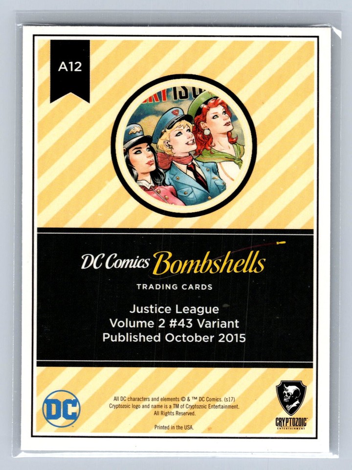 Justice League - 2017 Cryptozoic DC Bombshells Copper Deco foil parallel A12 | eBay