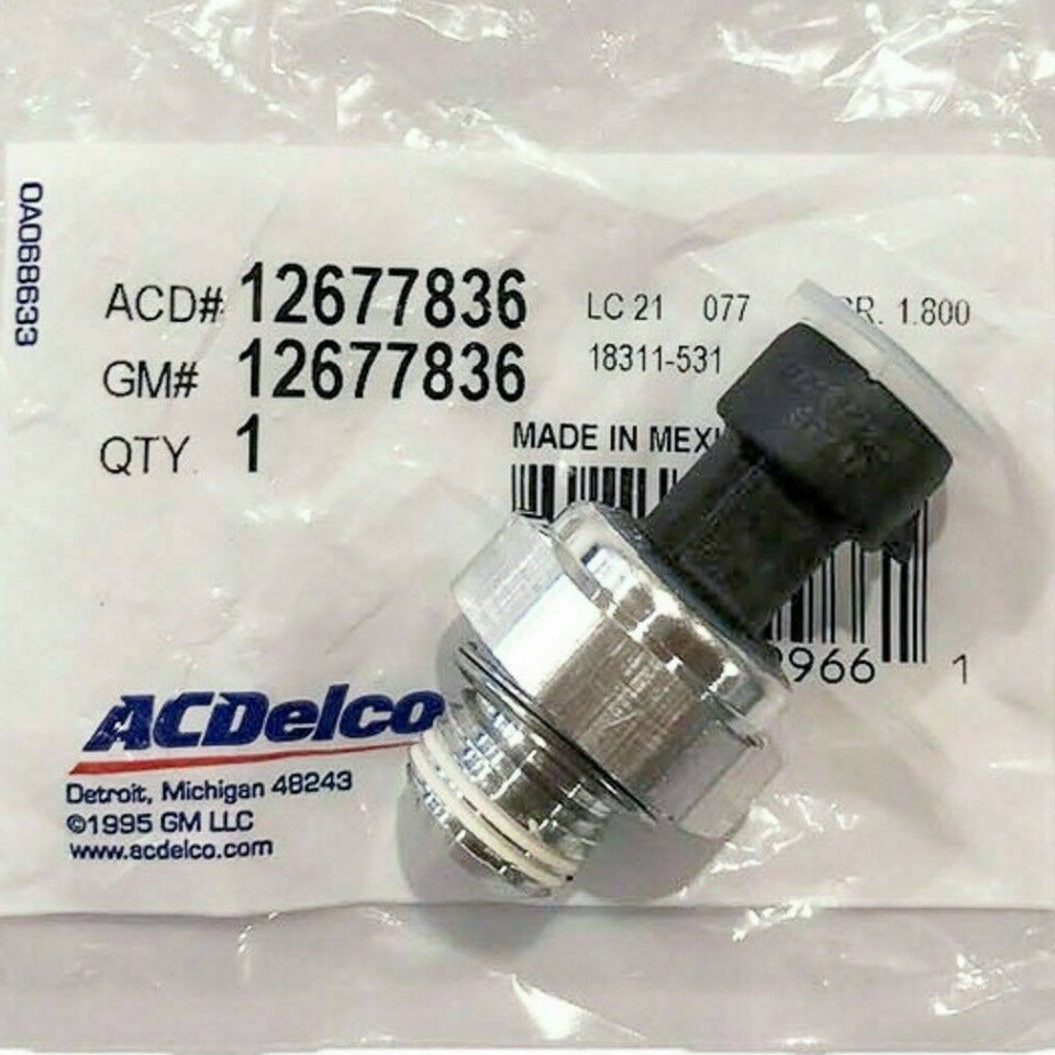 Genuine ACDELCO Engine Oil Pressure Sensor D1846A GM OE 12677836 for ...