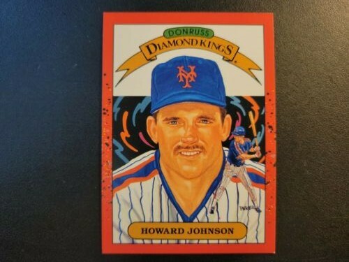 1990 Donruss Diamond Kings Howard Johnson #18 NEAR MINT | eBay