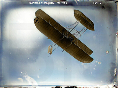 1908 O. Wright flying airplane 11 x 14" Photo Print | eBay