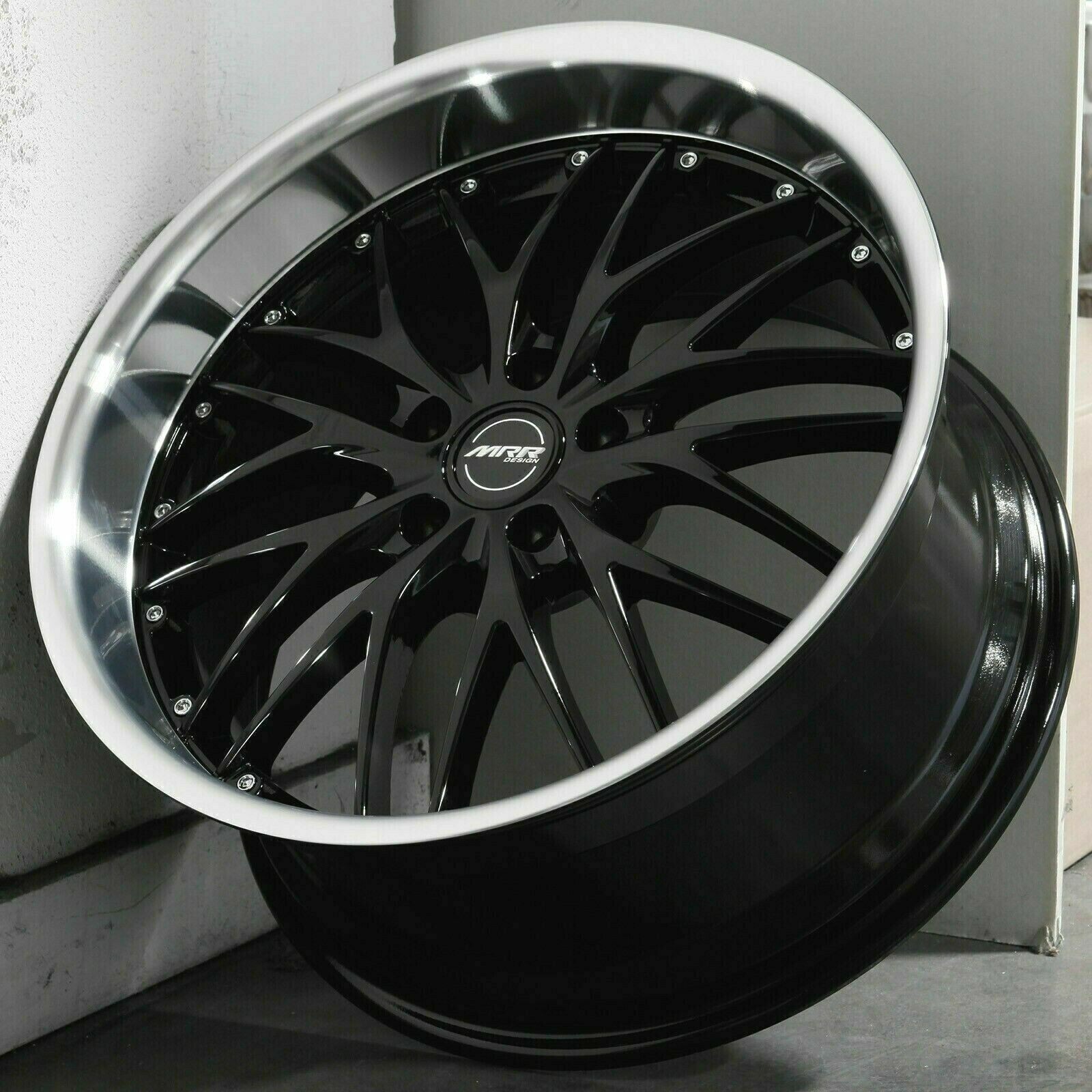 Chevy Corvette C5 MRR GT1 Wheels 19x8.5/19x9.5 Gloss Black Machined Lip ...