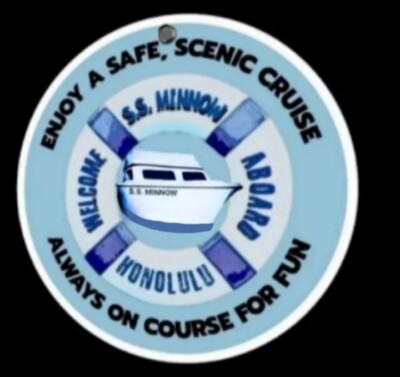 Icon Gilligan's Island SS Minnow Always On Course Metal Sign Skipper's ...