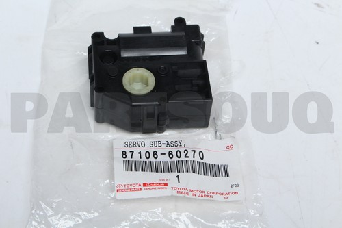 8710660270 Genuine Toyota DAMPER SERVO SUB-ASSY, AIR CONDITIONER ...