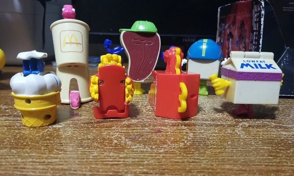McDonalds Food Transformers Changables 1987, 1990, and 1993 set of 7 | eBay