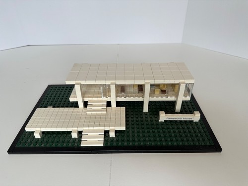 LEGO ARCHITECTURE Farnsworth House (21009) Great Condition Complete Set ...
