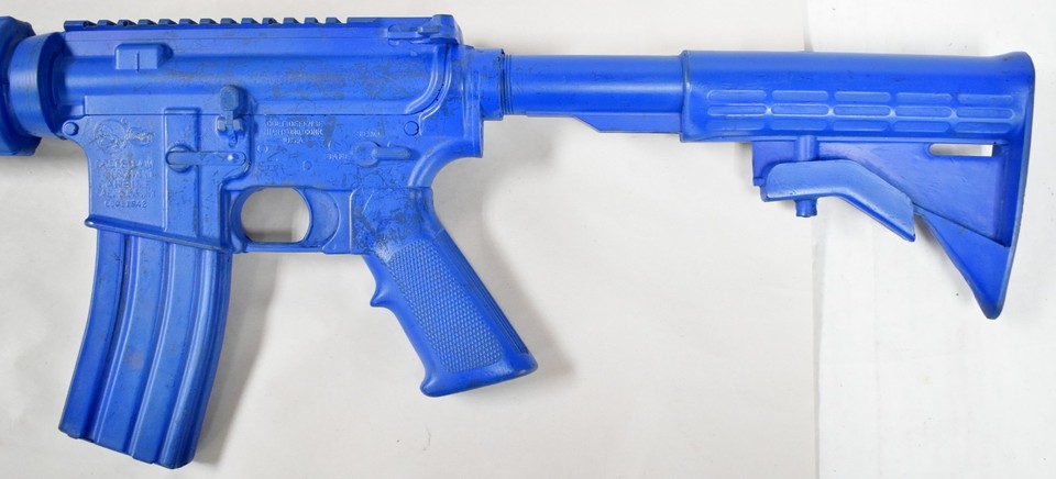 COLT LAW ENFORCEMENT Ring's Plastic Blue Training Rifle Gun Model ...