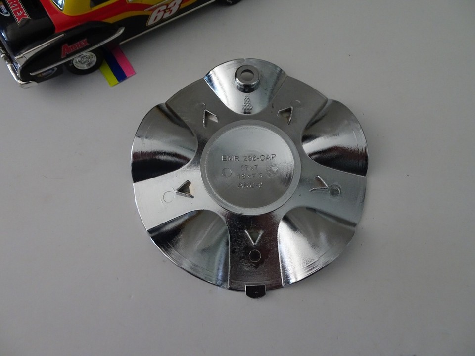 AKUZA Road Concepts Chrome Custom Wheel Center Cap # EMR 296-CAP, 17x7 ...
