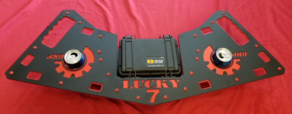 Can-Am Renegade Rear Rack w/Case ALUMINUM 500 570 800 850 1000 ALL YRS ...