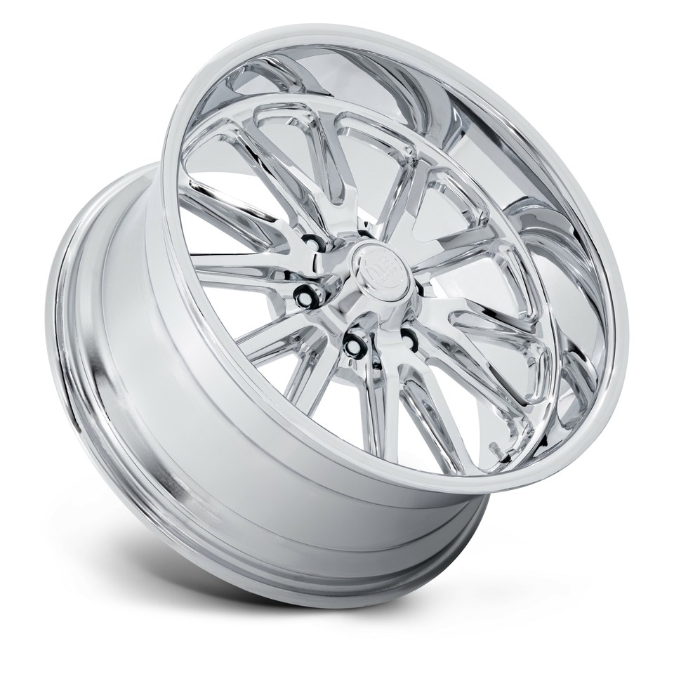 Set 4 20" US Mag 1PC UC145 Rambler 6 Chrome Plated 20x8 Wheels 6x5.5 ...
