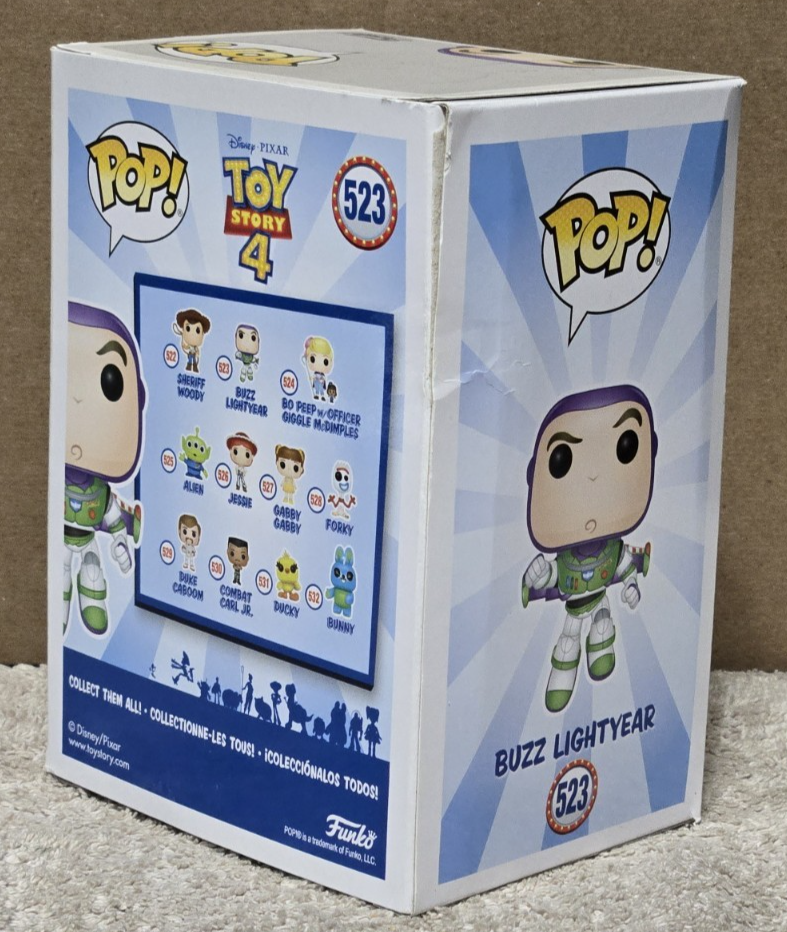 FUNKO POP! # 523 - TOY STORY 4 - BUZZ LIGHTYEAR | eBay