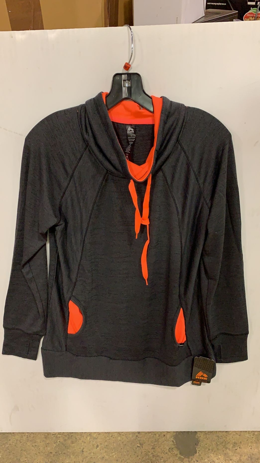 RBX MEN COWLNECK ACTIVEWEAR SWEATSHIRT， black, L | eBay