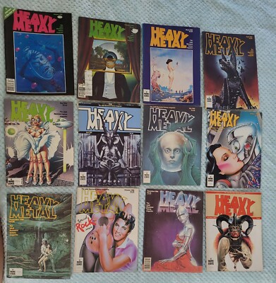 Heavy Metal Magazines Lot Of 12 Jan-Dec 1980 | eBay