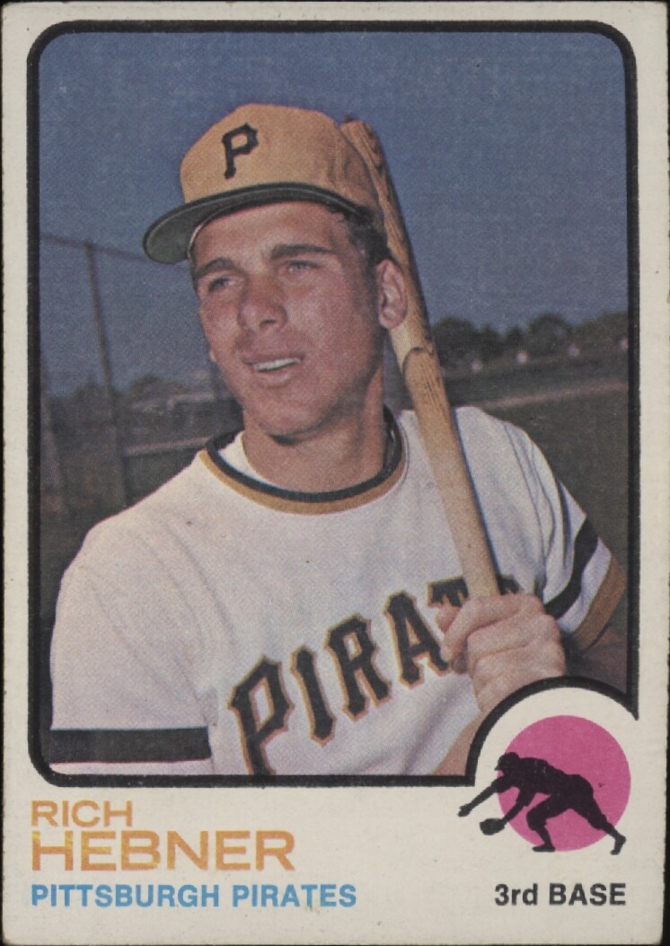 1973 Topps #2 Rich Hebner - Pittsburgh Pirates | eBay