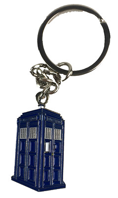 TARDIS - DOCTOR WHO BBC TV Series - UK Imported Metal 2D Keychain ...