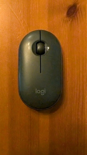 Logitech Pebble Mouse M355 with Bluetooth and USB Receiver - Graphite ...