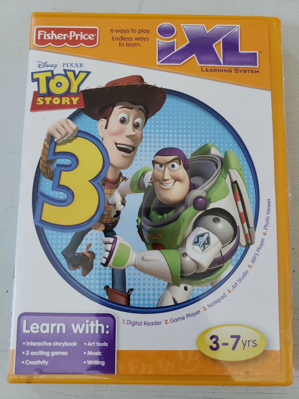 Fisher-Price iXL Learning System Toy Story 3 age 3-7 years | eBay