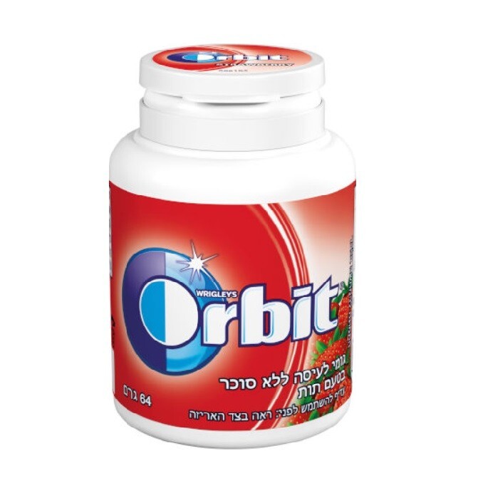 6x Wrigley’s Orbit Chewing Gum Strawberry Flavor Sugar Free 64g Israel ...