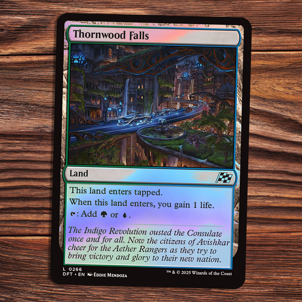 Thornwood Falls - FOIL - Aetherdrift - Magic the Gathering | eBay