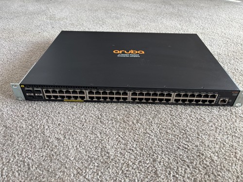 HPE Aruba 2930F JL256A 48 Port Gigabit PoE+ Ports with 4x 10G SFP+ ...