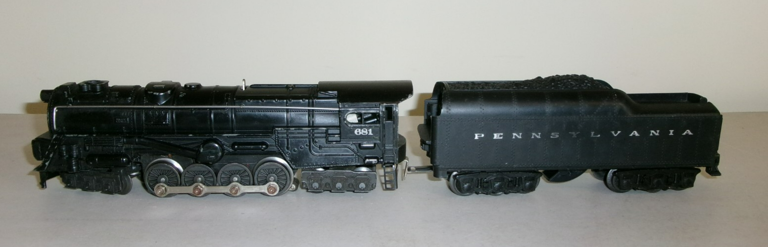 LIONEL TRAINS 681 Steam Engine & 2671W Tender - TESTED COMPLETE | eBay