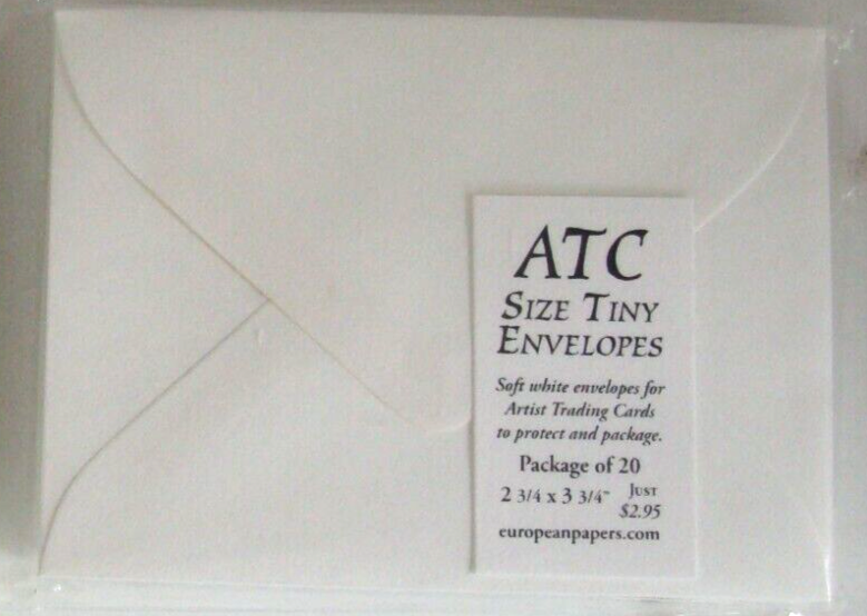 ATC Tiny Envelopes 20 Soft White 2.75x3.75” Envelopes | eBay