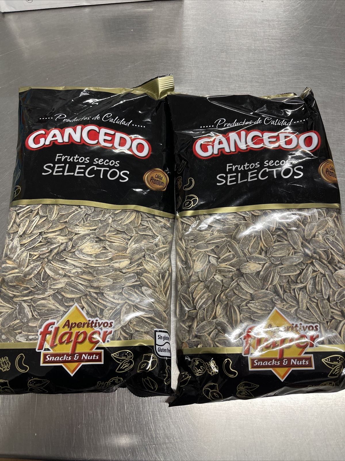 PIPAS Spanish Sunflower Seeds Roasted & Salted 2 X 500g Bags Tasty ...