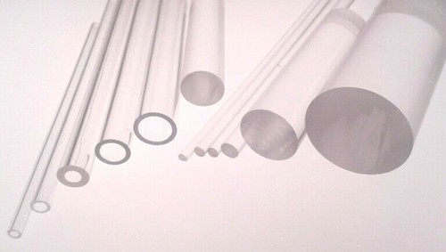 Plastic Tube & Rod Acrylic Extruded Clear Perspex Bar & Hollow Tubular ...