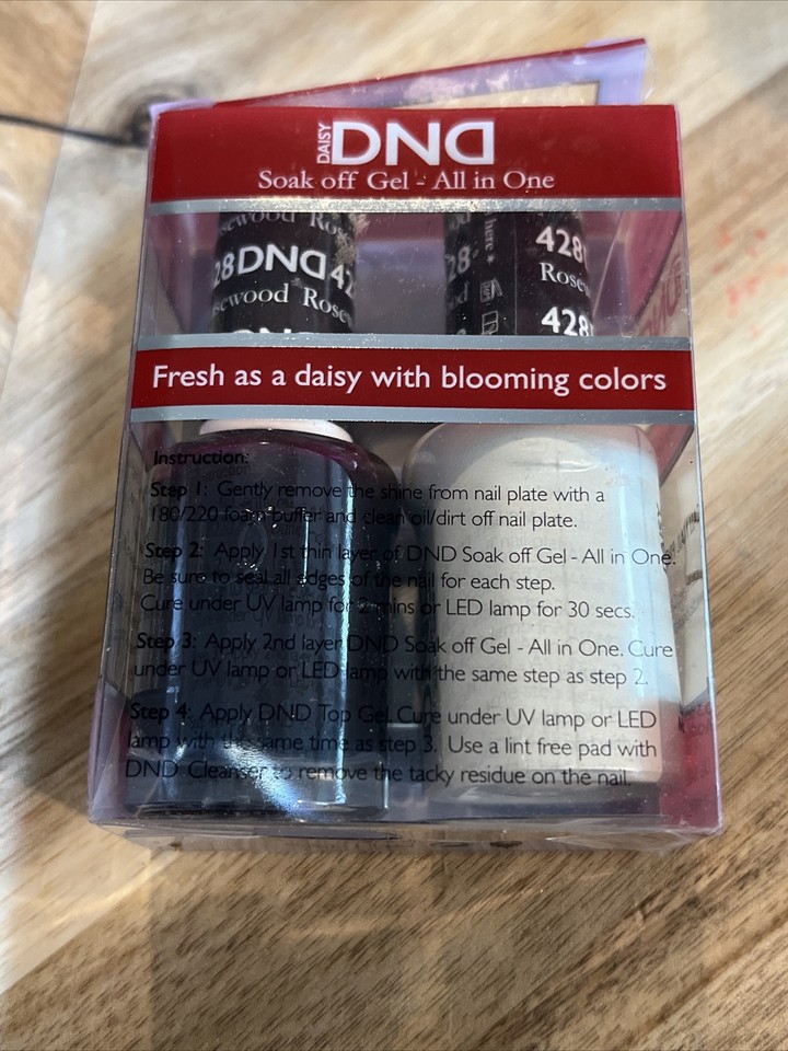 DND Gel Polish Duo Soak Off Gel & Nail Lacquer Set LED/UV .5 oz 15 ml ...