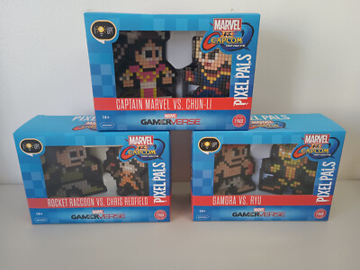 *New* Pixel Pals Marvel VS Capcom Infinite Complete Set of 3, Ryu ...