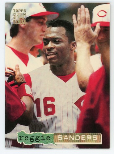 1994 Topps Stadium Club Golden Rainbow Reggie Sanders #136 | eBay