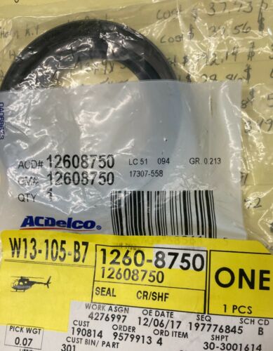 Engine Crankshaft Seal ACDelco GM Original Equipment 12608750 for sale ...