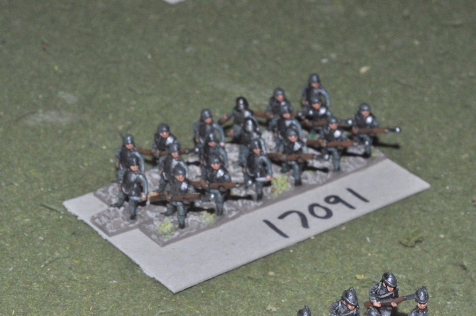 15mm WW1 / generic - trench raiders in armour 18 figures - inf (17091 ...