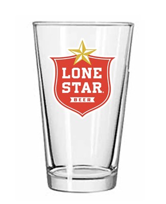 Lone Star Beer - 16 oz Pint Pub Beer Glass Seltzer Tumbler Tea Water ...