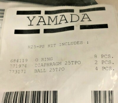 Yamada Diaphragm pump parts Repair Kit 25-PS : Includes | eBay