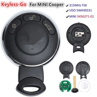 Keyless Go for Mini Cooper R56 R57 Clubman Smart Remote Key Fob 3 ...