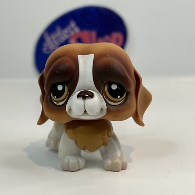 ST BERNARD DOG #229 - Authentic Littlest Pet Shop - Hasbro LPS | eBay