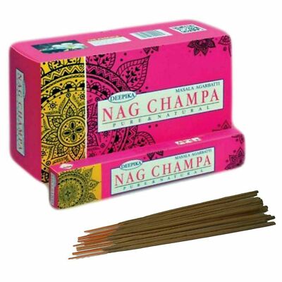 Deepika Hand Rolled Incense Sticks Nag Champa Agarbatti Natural ...