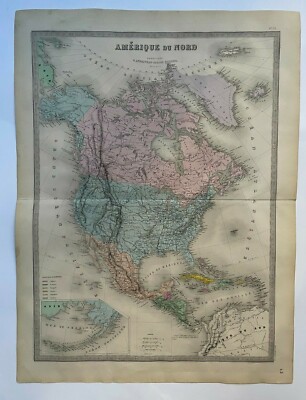 Pre-1900 - Antique Engraved Map