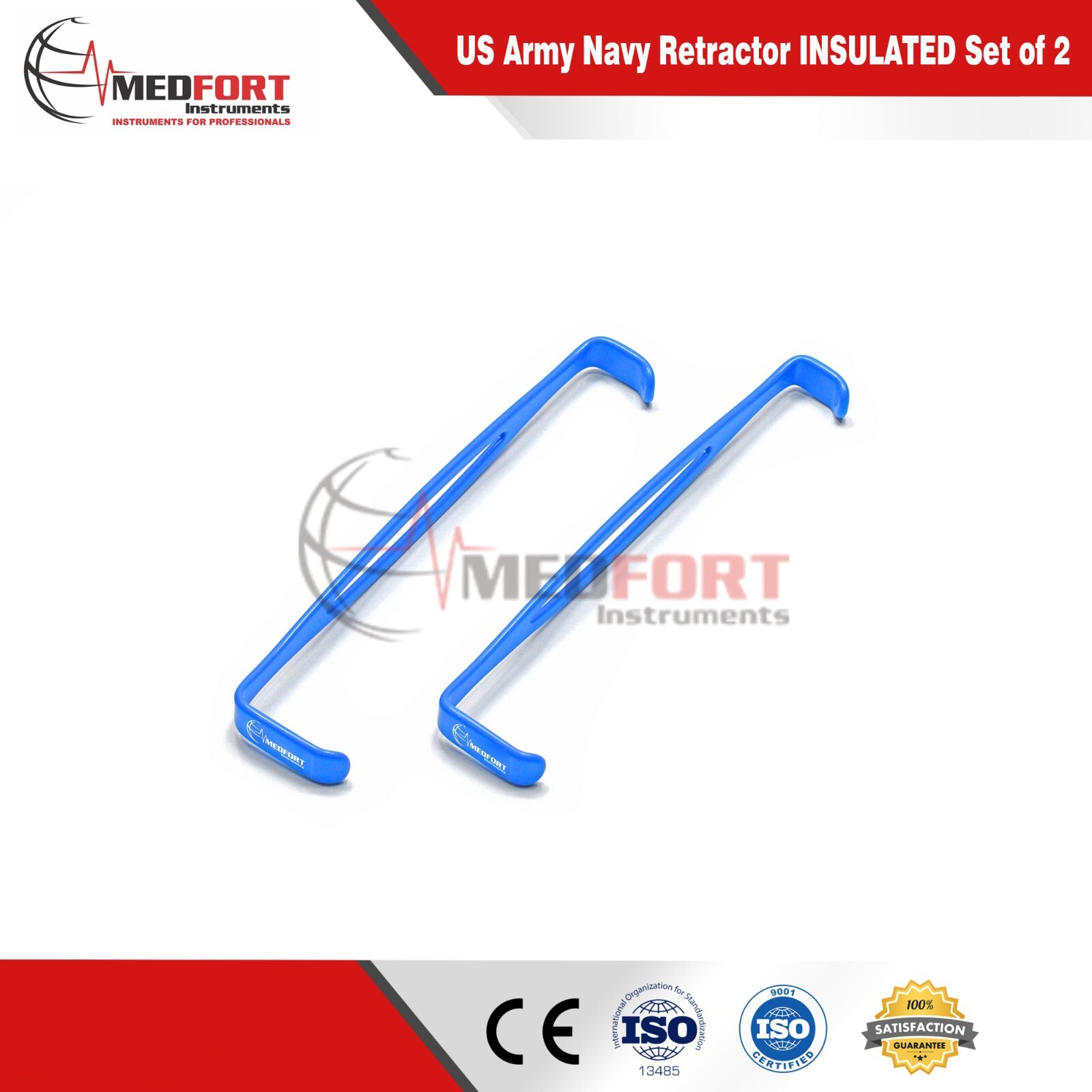 US Army Navy Retractor INSULATED Set of 2 REUSABLE German Stainless ...