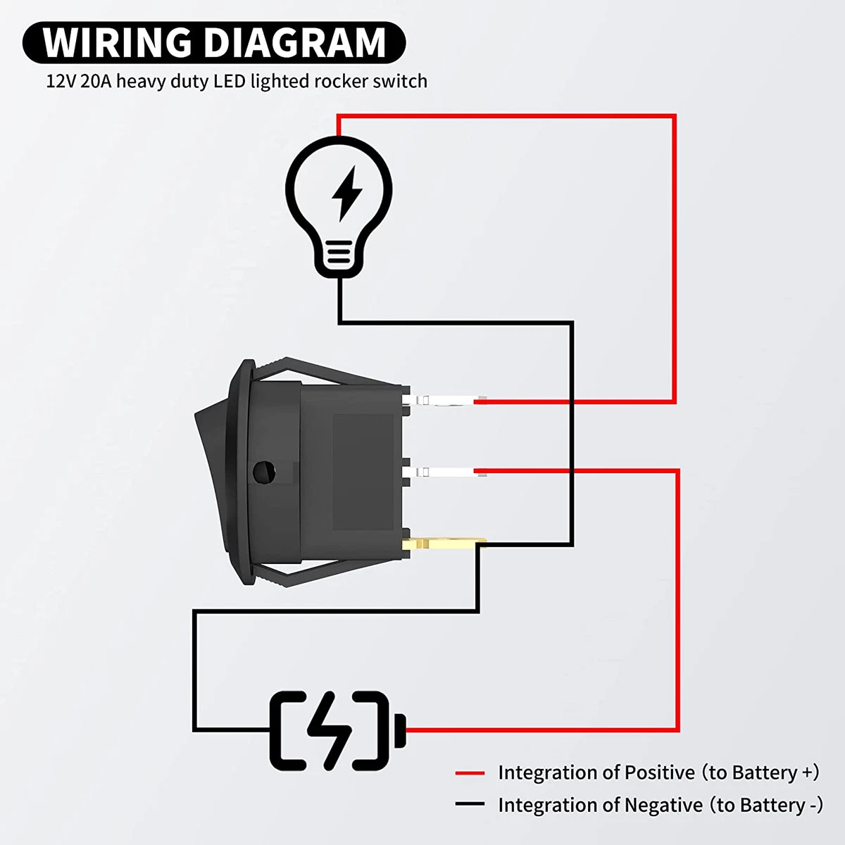 12v Lighted Toggle Switch Wiring Diagram | Shelly Lighting