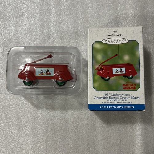Hallmark 1937 Mickey Mouse Streamline Express Wagon 2002 Keepsake ...