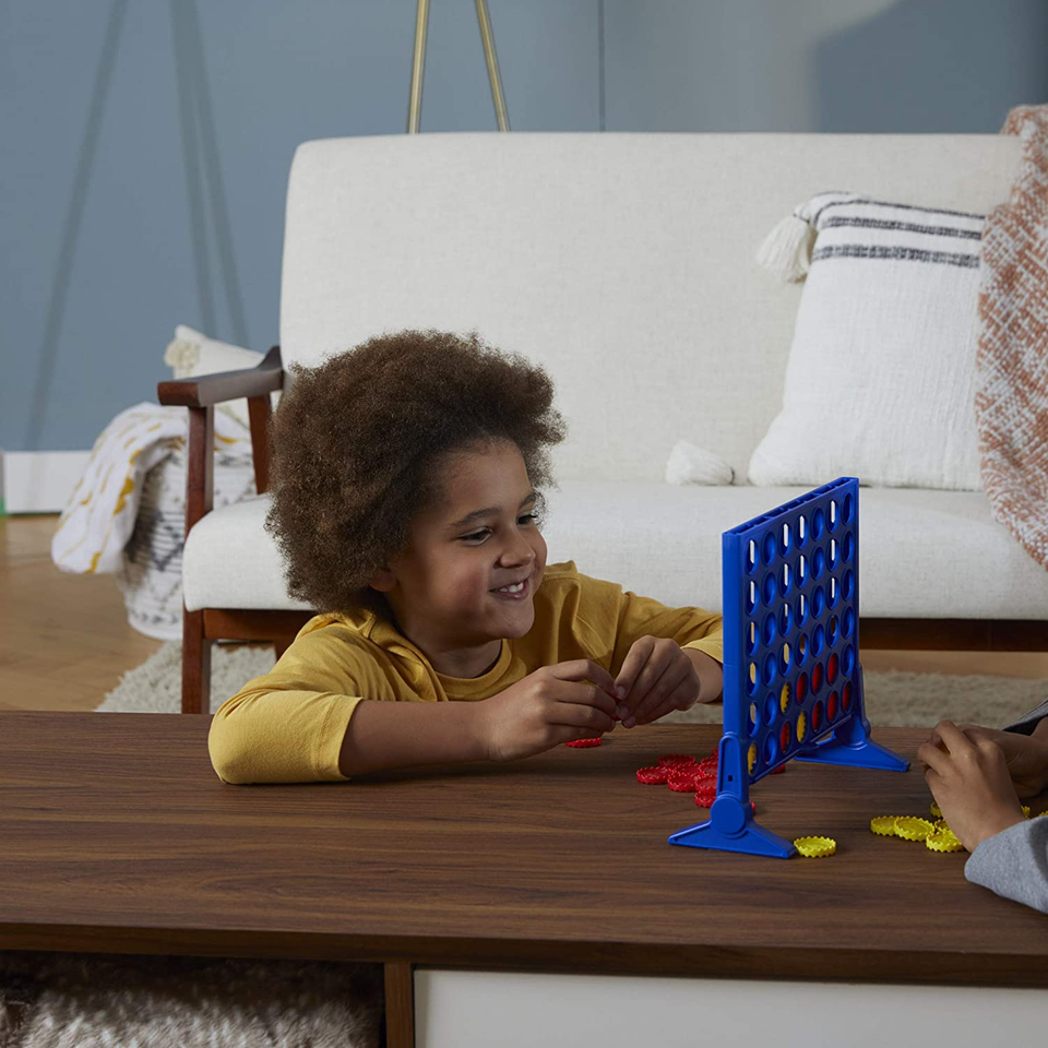 Connect 4 Classic Grid,4 in a Row Game,Strategy Board Games for Kids,2 ...