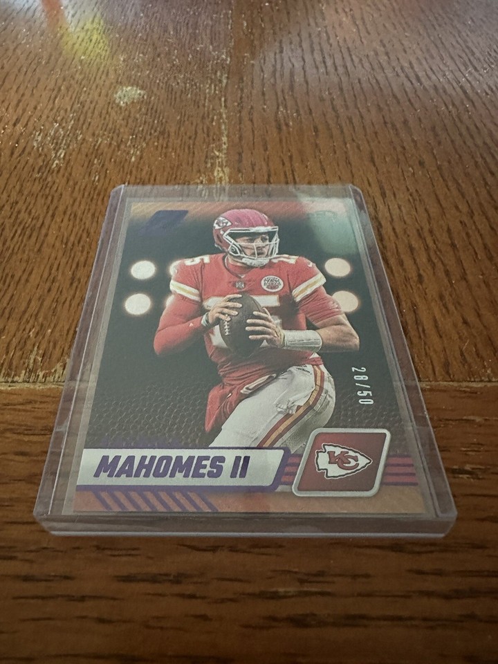 2023 Panini Zenith Patrick Mahomes #50 Purple 2nd Down 28/50 | eBay