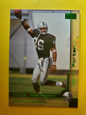 JERRY PORTER - RC ROOKIE #E210 OAKLAND RAIDERS - WEST VIRGINIA - 2000 ...