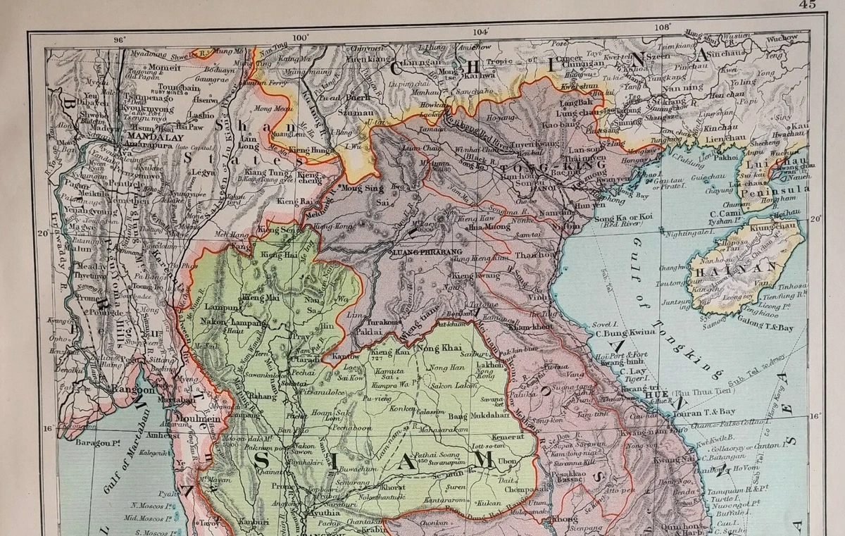Indochina Peninsula Map