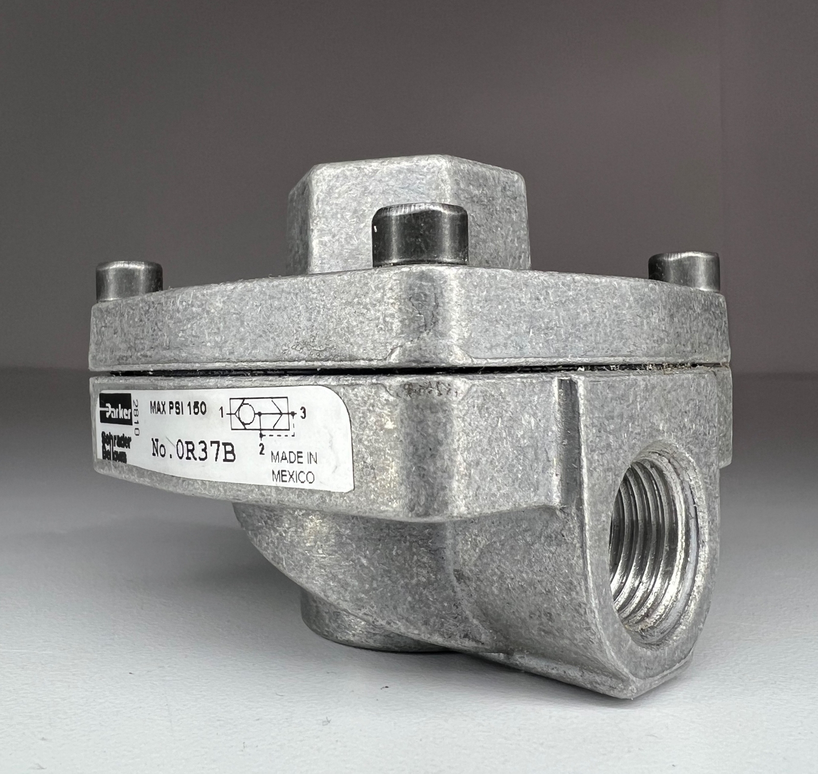 ONE (1) PARKER 3/8" Quick-Exhaust Valve 0R37B 200PSI 13.8BAR (NEW) | eBay