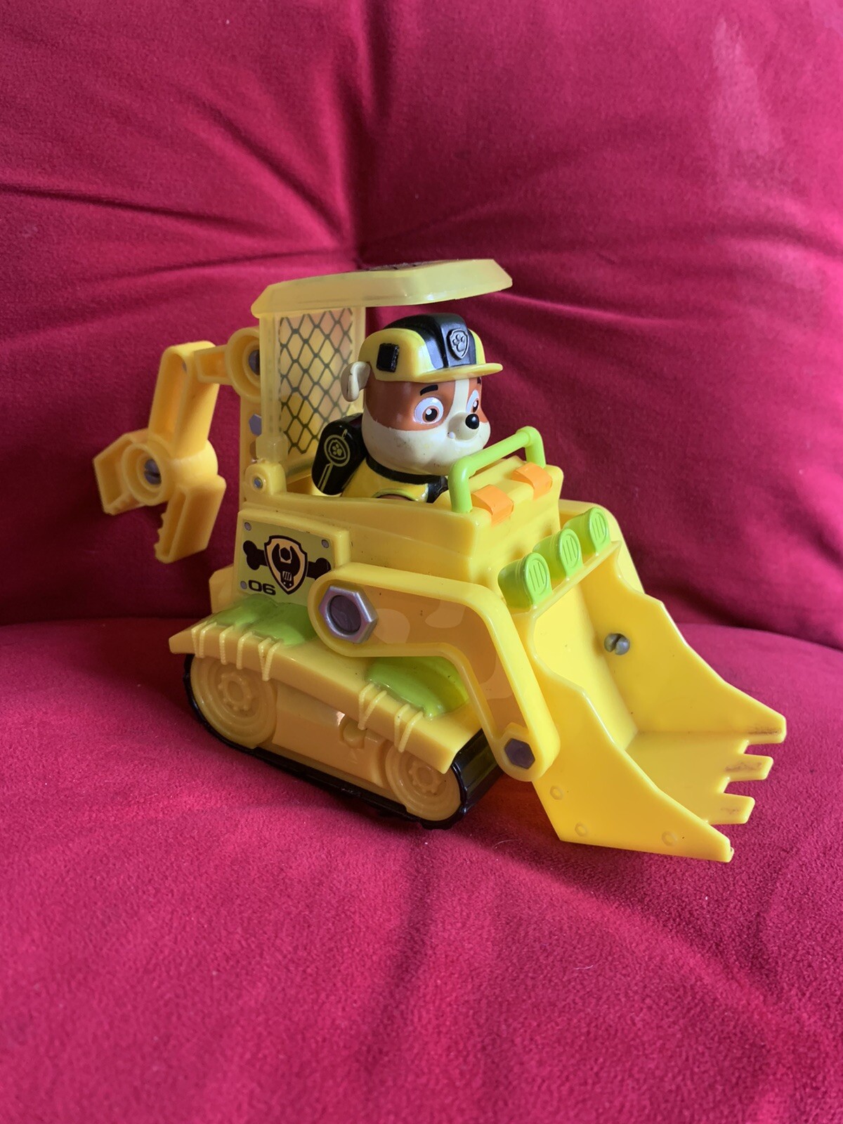 Paw Patrol Jungle Rubble Digger Vehicle And Rubble Figure | eBay