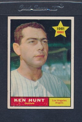 1961 Topps #156 Ken Hunt Angels VG *148 | eBay
