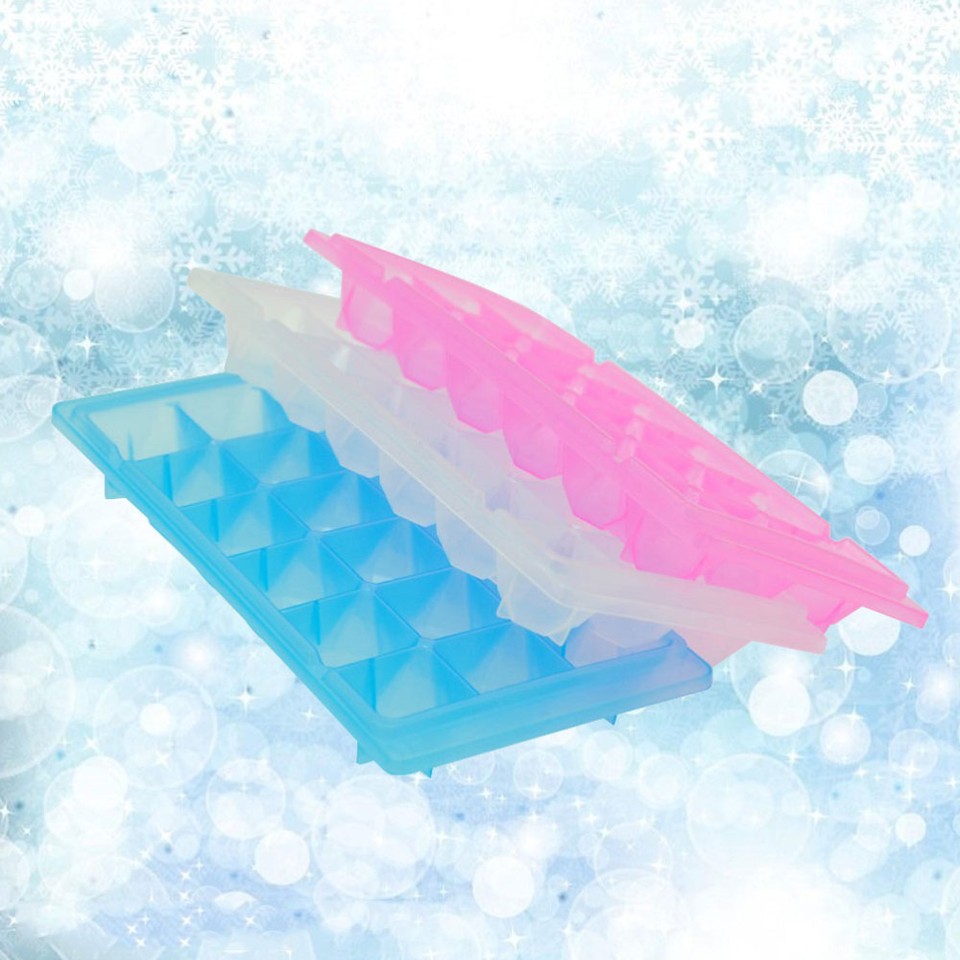 4 Pcs Ice Cube Tray with Lid Tiny Multiple Cubes Trays Eiswürfelform | eBay