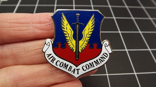 BRAND NEW Lapel Pin "USAF Air Combat Command" ENAMELED LIFETIME ...
